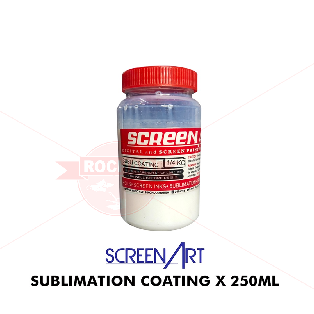 SCREENART SUBLIMATION COATING - 250ML (SCREEN PRINTING) – ROCHAS